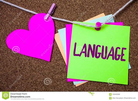 Word Writing Text Language Business Concept For Method Of Human Communication Spoken Written