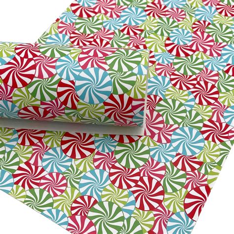 Rainbow Starlight Mints Smooth Faux Leather Sheets Etsy