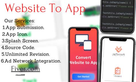 convert your website into android app by rimon0210 fiverr