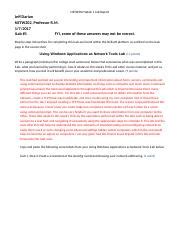 NETW202 W1 Lab Report Template NETW202 Week 1 Lab Report Jeff Darian NETW202 Professor R M 1