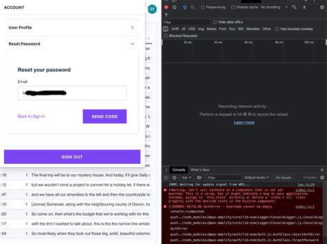 amplifyforgotpassword does not detect pre populated value · issue 299 · aws amplify amplify ui