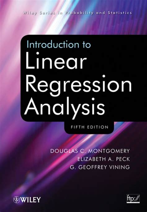 Introduction To Linear Regression Analysis 5th Edition 9780470542811 Vitalsource