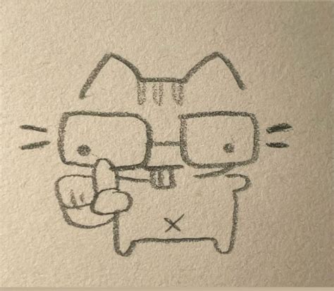 Meme Gato En 2025 Lindos Dibujos Fáciles Dibujos Sencillos Tutorial