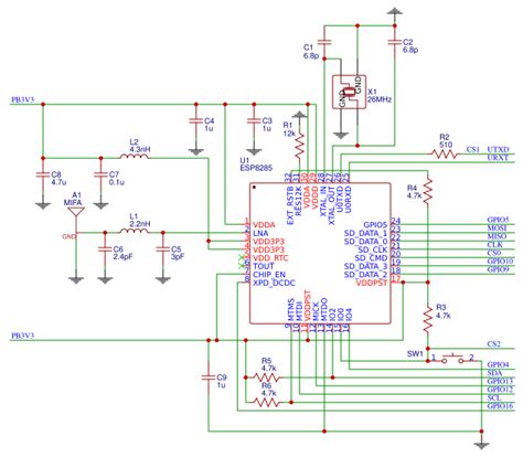 Esp8285 Module Resources EasyEDA