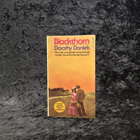 Blackthorn By Dorothy Daniels 1975 Vintage Gothic Romance Paperback