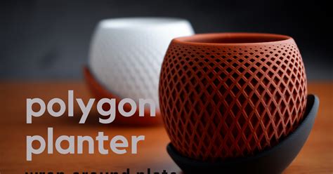 Polygon Planter · Wrap Around Plate Autorstwa H3li0 Pobierz Darmowy Model Stl