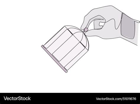 Single Continuous Line Drawing Astronauts Big Vector Image