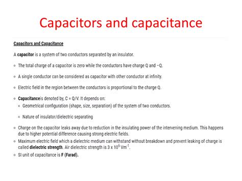 Ch 2 Electric Potential And Capacitance Pptx Physics Science