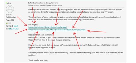 Buffer Overflow How To Debug How To Fix Programming Arduino Forum