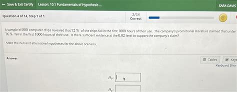 Solved Save And Exit Certifylesson 101 ﻿fundamentals Of
