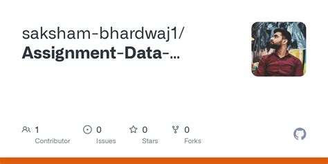 GitHub Saksham Bhardwaj1 Assignment Data Science
