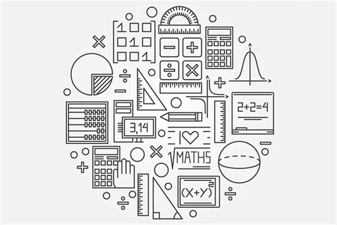Maths Circle Wall Mural Custom Made To Suit Your Wall Size By The Uks No 1 For Wall Murals