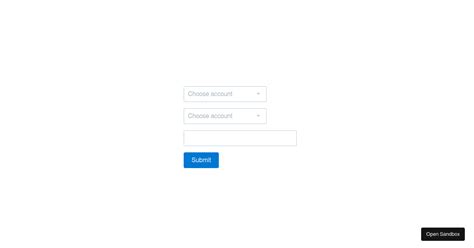 Select Forked Codesandbox