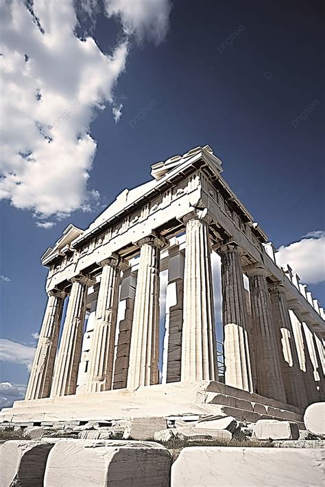 아크로폴리스의 파르테논 신전 사진 배경 배경 화면 및 일러스트 무료 다운로드 Pngtree