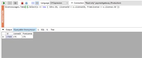 Mysql Not Working Well — Linqpad