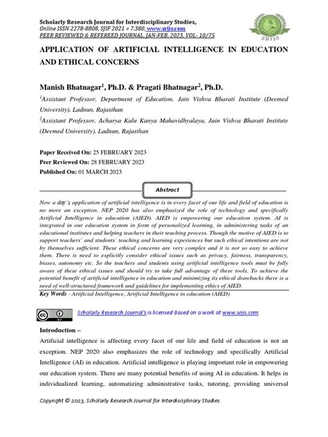 Dr Manish Bhatnagar Pdf Artificial Intelligence Intelligence Ai