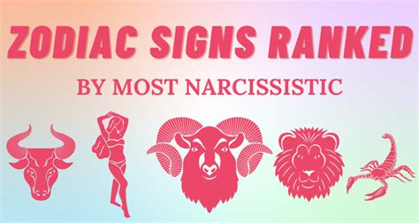 Zodiac Signs Ranked By Most Narcissistic So Syncd