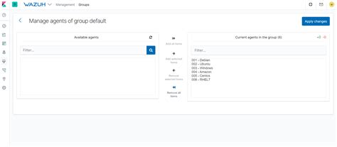 Migrate Manage Agents Of Group To React · Issue 2383 · Wazuhwazuh