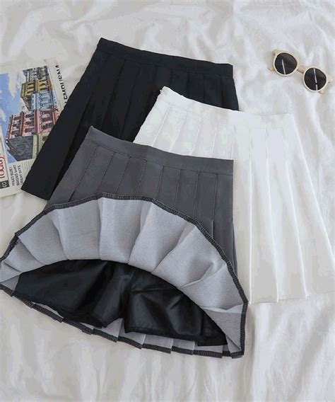 스판밴딩들뜸 💛휘뚜루 마뚜루💛 데일리 테니스골프 밴딩 플리츠 주름 테니스 미니 스커트 3color 하이틴 치마바지 스판 밴딩 A라인 안감 속바지 주름 플리츠