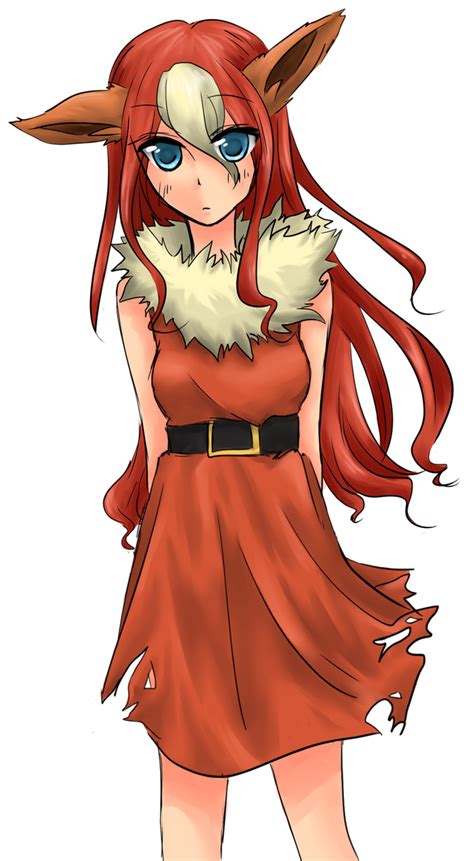 Flareon Gijinka By Wingpai On Deviantart