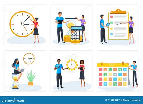 Business People Planning And Organizing Tasks Effective Time Management Schedule Planning