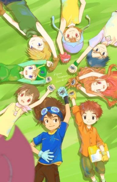 Digimon Adventure The Original Digidestined Tai Taichi Izzy Koushiro Mimi Joe Mimi