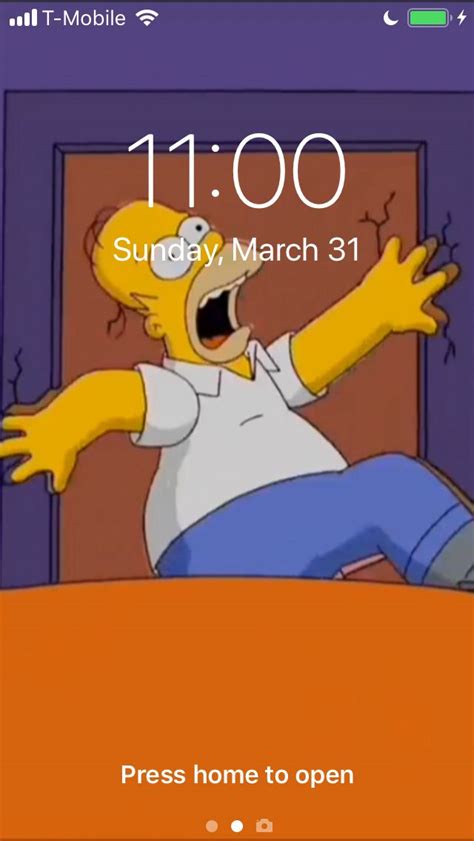 My The Simpsons Lock Screen Wallpaper The Simpsons Bart Simpson Lockscreen