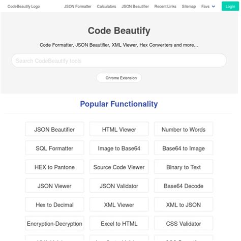 Free Online Tools For Developers To Beautify Validate Minify Analyse Convert Json Xml