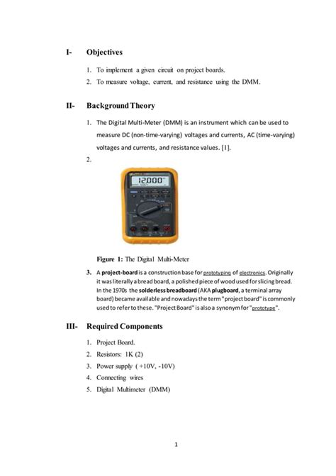 electric circuits 1 lab report pdf