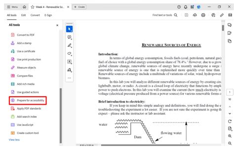 Using The Accessibility Checker In Adobe Acrobat