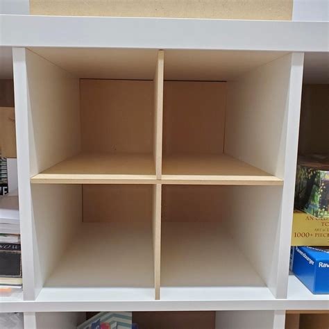 4 Cubby Cube Insert For Cube Storage Shelves The Steady Hand