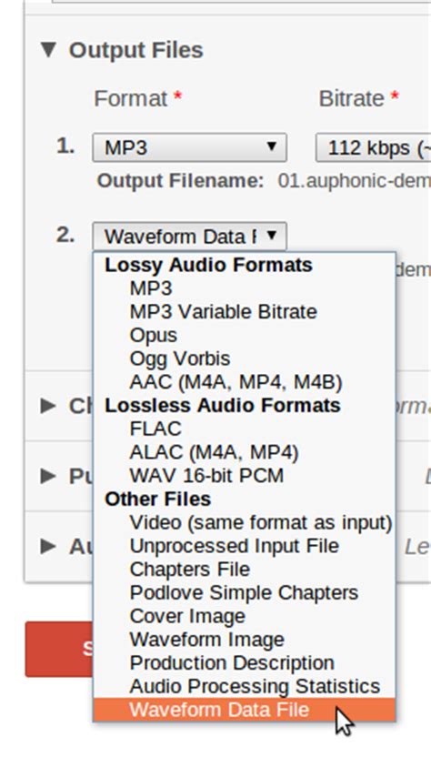 Auphonic Blog New Output Format To Render Audio Waveforms In The Browser