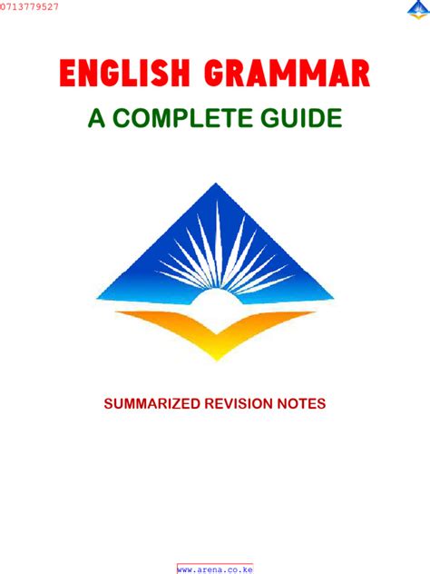 English Grammar Pdf English Grammar Grammatical Gender