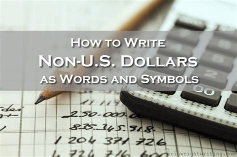 Proper Way To Write Usd