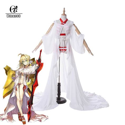 Fgo Nero Claudius Caesar Augustus Swimsuit Cosplay Costume Bikini Fate