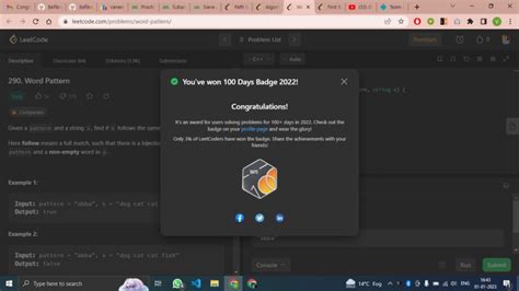 Connections 100days Leetcodebadge 100daysofcoding Vaneela Khatri 25 Comments