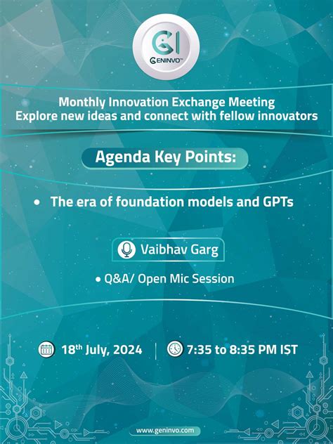 Vaibhav Garg On Linkedin Innovation Ai Gpt Foundationmodels Datascience Geninvo