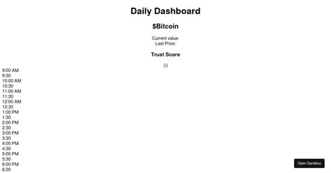 crypto chart react examples codesandbox