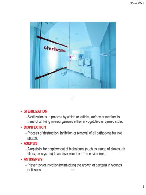 Sterilization Pdf Sterilization Microbiology Disinfectant