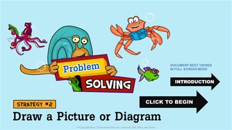 Math Problem Solving Strategies Draw A Picture Or Diagram Teaching