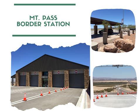 Cdfa California Border Station Mt Pass Interstate 15