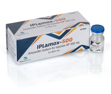 Amoxicillin Sodium Injection 500mg Or Wellmoxy Manufacturer And Supplier India Buy Online