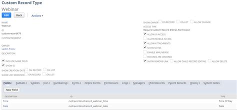 Using Netsuite Custom Records From C Stack Overflow