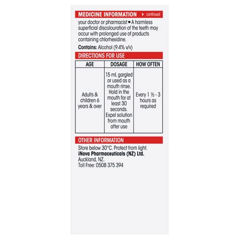 Difflam C Sore Throat Gargle And Mouthwash Difflam