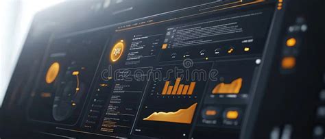 Modern Digital Dashboard With Big Data Analytics Stock Image Image Of Generated Charts 385588489