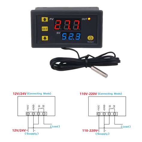 Probots Digital Temperature Controller 12v 1m Probe Heating Cooling Buy Online Buy Online India