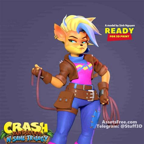 Tawna Crash Bandicoot D Print Model Download Free