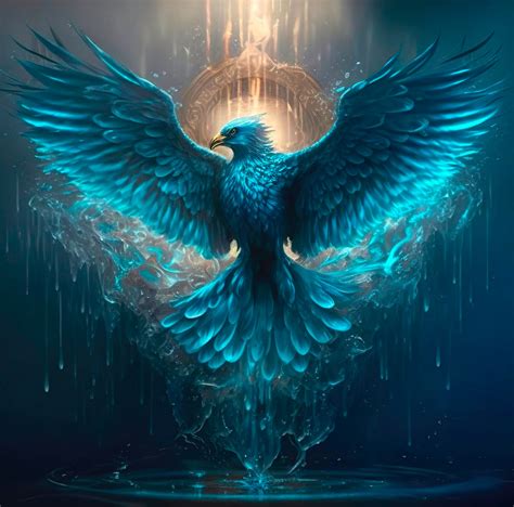 Blue Phoenix Wallpaper
