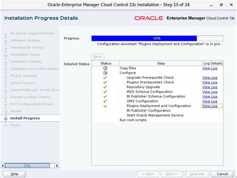 Upgrade Oracle Enterprise Manager Oem 13 4 Oracle Help