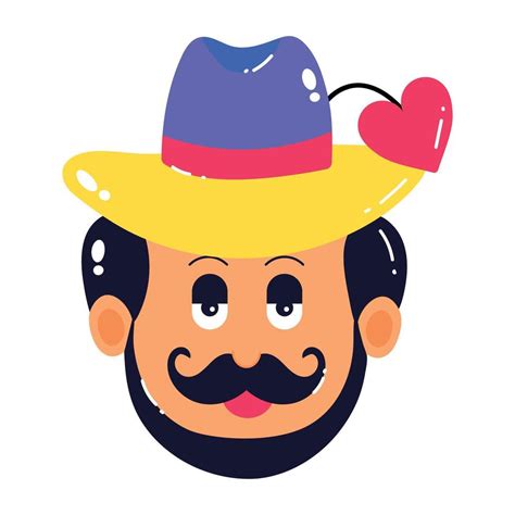 Trendy Dad Face 19028514 Vector Art At Vecteezy